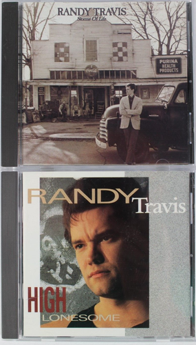 LOT OF 2 RANDY TRAVIS CD - STORMS OF LIFE + HIGH LONESOME COUNTRY ...