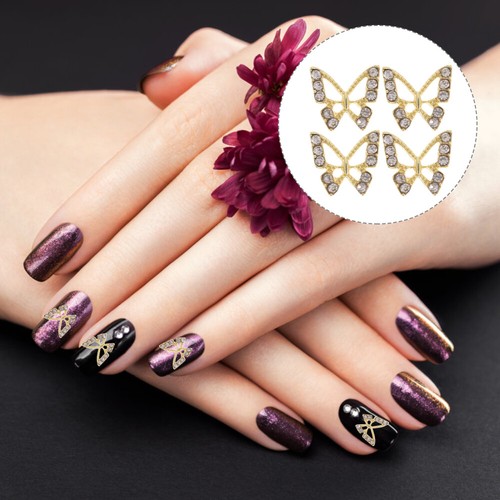 20 Pezzi Farfalla Accessori Nail Art Miss Strass Charms Decorazioni | eBay