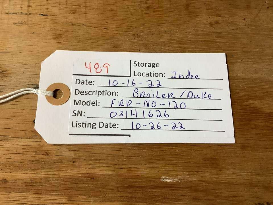 Broiler Flexible Batch Broiler Duke FBB-NO-120 Nat Gas 120V Tested | eBay