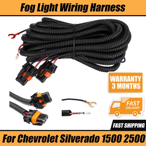 Fog Light Wire Harness Kit H11 For 2003-06 Chevrolet Chevry Silverado ...