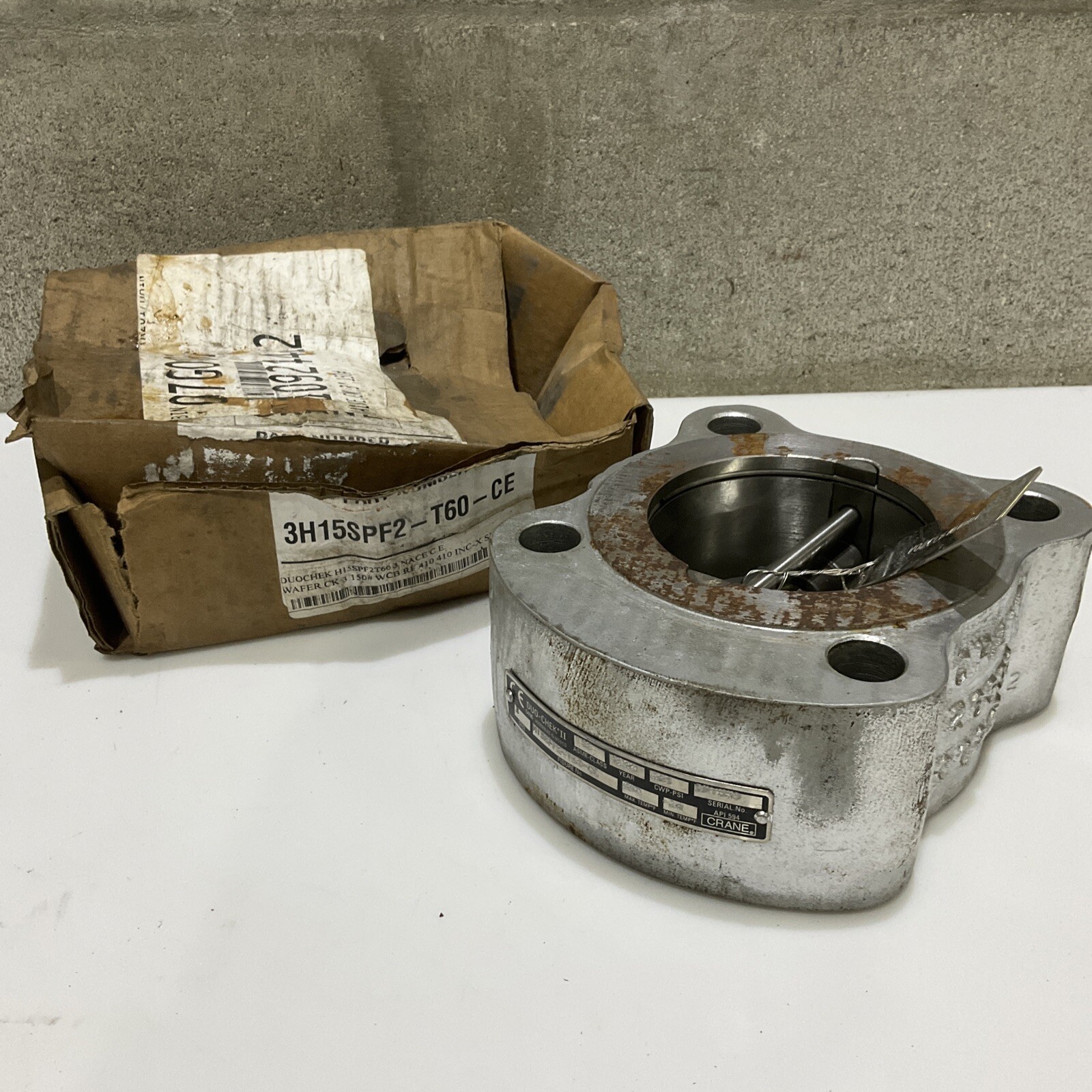 DUO-CHEK II 3H15SPF2-T60-CE CHECK VALVE 3IN 150 LB 678 | eBay