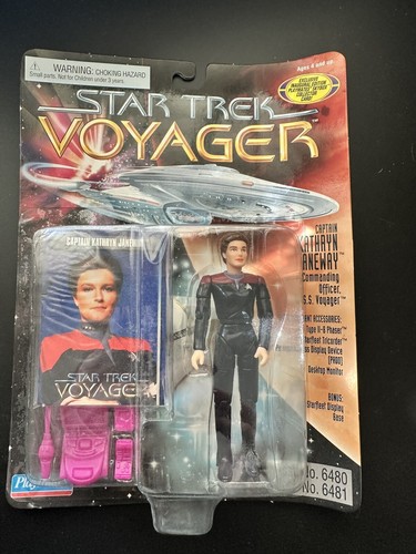 Star Trek Voyager Captain Kathryn Janeway Playmates Action Figure 1995 ...
