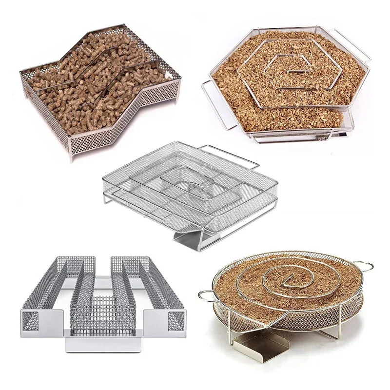 Outdoor Smoke Generator Barbecue Smoke Rack Cold Stainless Steel Grill ...