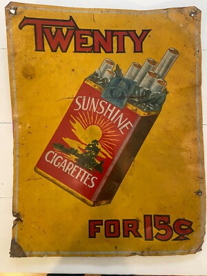 cigarette ad, antique sunshine brand 1940s | eBay
