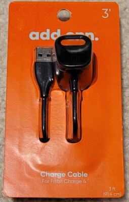 Add Onn 3 Foot Charge Cable For Fitbit Charge 4 - New, unopened | eBay