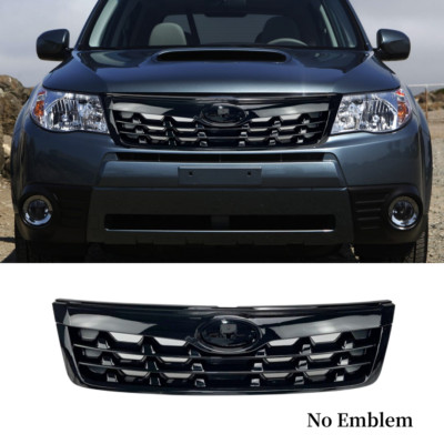For 2009-2013 Subaru Forester Front Bumper Upper Grille Grill Gloss ...