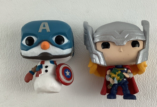 Funko Pop Marvel Mini Vinyl Figures Christmas Thor Captain America ...