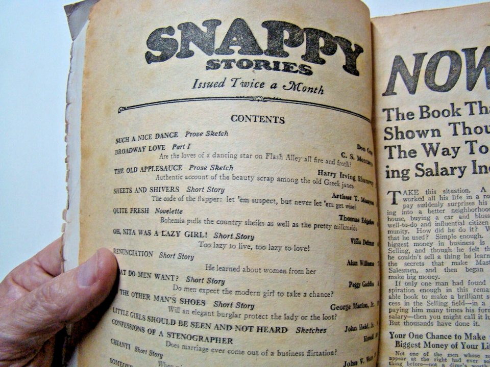 Snappy Stories Pulp Magazine Sexy Enoch Bolles Cover Art December 20 ...