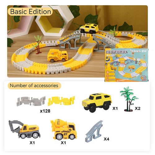 DIY Assemble Road Race Flexible Toy Car Track Suit for Children Gift ...