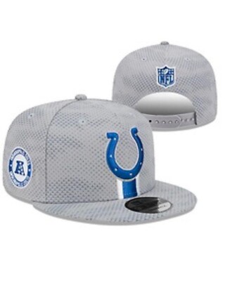 INDIANAPOLIS COLTS INDY New Era 9FIFTY Snapback Adjustable Hat Cap NFL ...