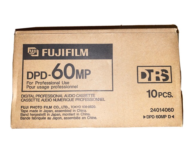 Fujifilm Dpd-60mp Digital Audio Cassette Tapes DTRS for sale online | eBay
