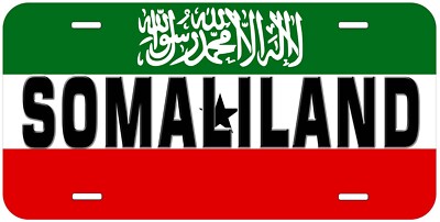 Somaliland Flag with Country Name Novelty Car Tag License Plate | eBay