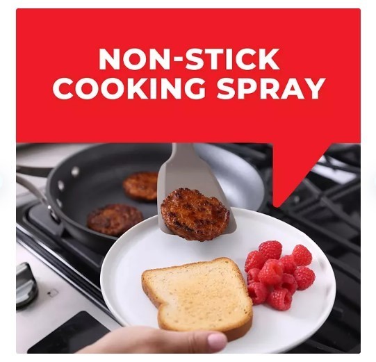 PAM Original Cooking Spray Canola Oil Nonstick Cooking & Baking Spray ...
