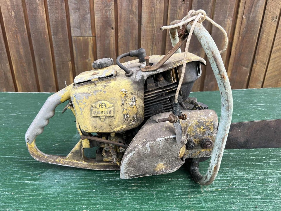 Vintage PIONEER IEL Chainsaw Chain Saw 15" Bar GREAT FOR PARTS Or Restore | eBay