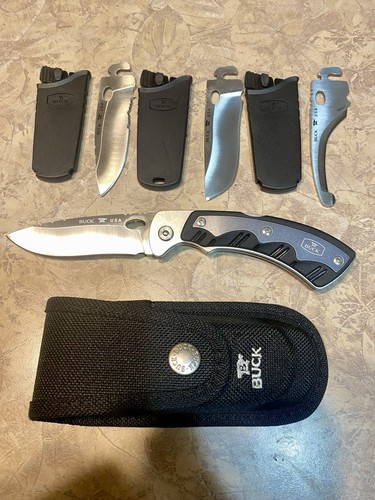 BUCK KNIFE 550 SELECTOR 4 Total Blades. | eBay