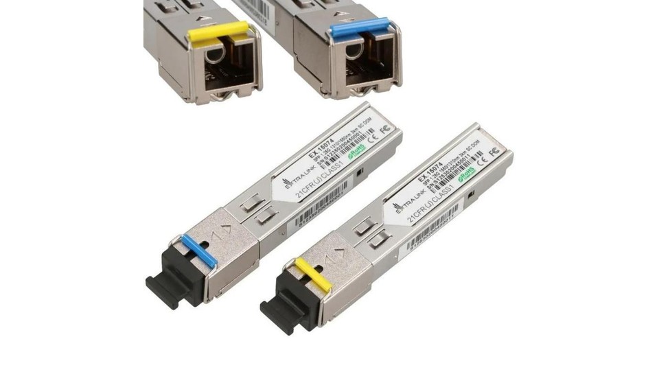 Moduł SFP (mini-GBIC) jednomodowy SM SC duplex TX=1310nm 3km 1,25Gbit/s ...