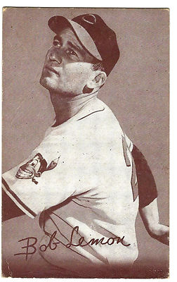 1947-66 Exhibits BOB LEMON (vg-) | eBay