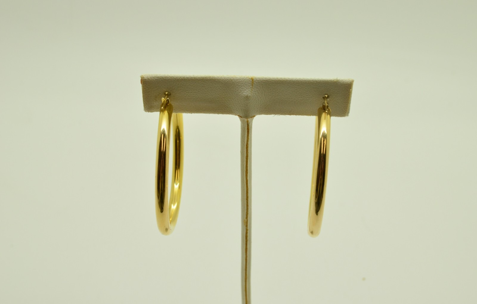 14K Yellow Gold Large Hoop Earrings GOLD-2009 - Gem