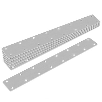 6Pcs 14⅝ inch Flat Mending Plate 201 Stainless Steel Straight Brace ...