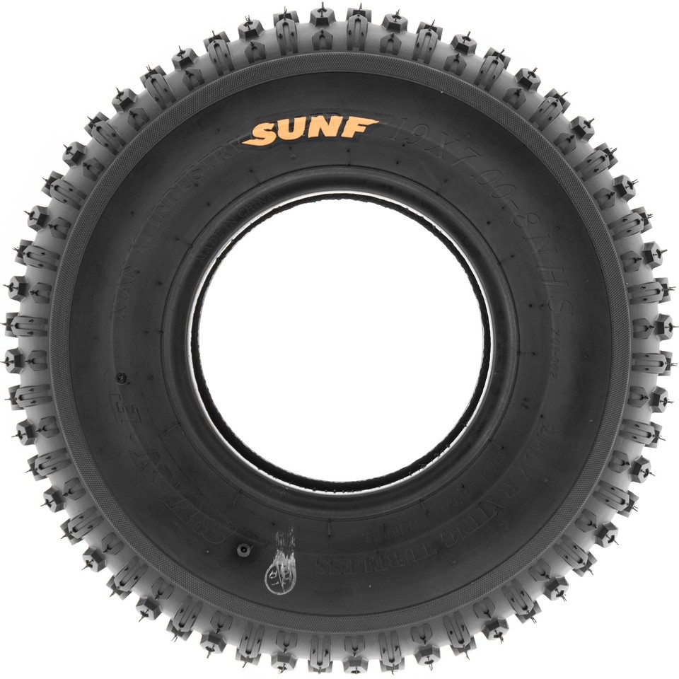 SunF 19x7-8 19x7x8 Tubeless Go Kart Mini Bike Sport ATV Tire 6 Ply A012 ...