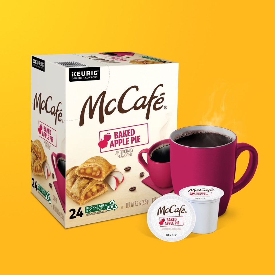 McCafe Baked Apple Pie Coffee, Keurig Single Serve K-Cup Pods, 24 Count ...