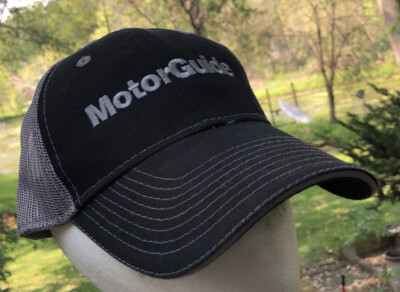 MotorGuide Trolling Motors Fish Fishing Mesh Strapback Cap Hat ...