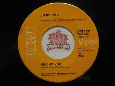 Jim Reeves – Missing You / The Tie That Binds, 45 RPM EX (X0) | eBay