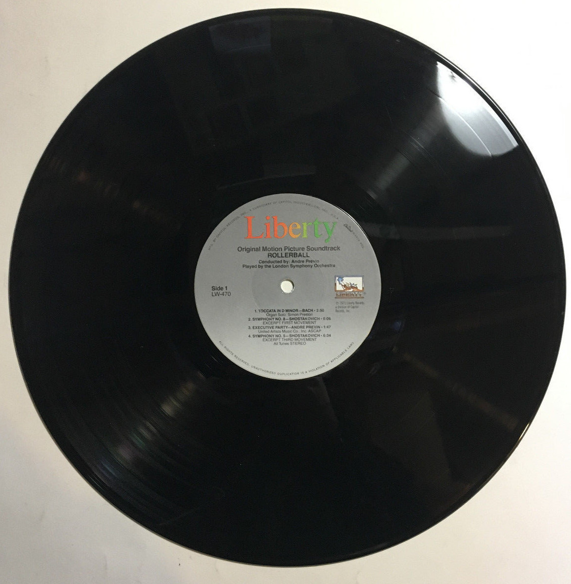 Rollerball - Original Soundtrack Recording - Andre Previn / London ...