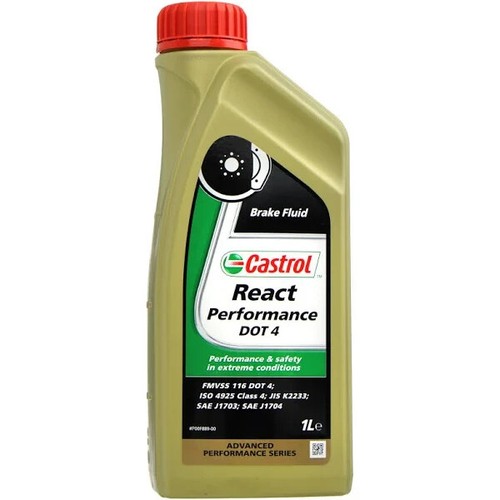 Castrol React Performance Brake Fluid Dot 4 1L | eBay