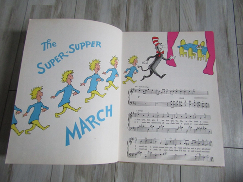 Cat in the Hat Song Book Dr. Seuss 1967 1st Edition Book Guitar Piano ...