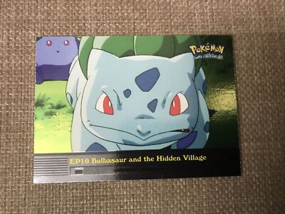 Pokemon Topps Card - EP10 Bulbasaur, the Hidden Village Blue Label Holo ...