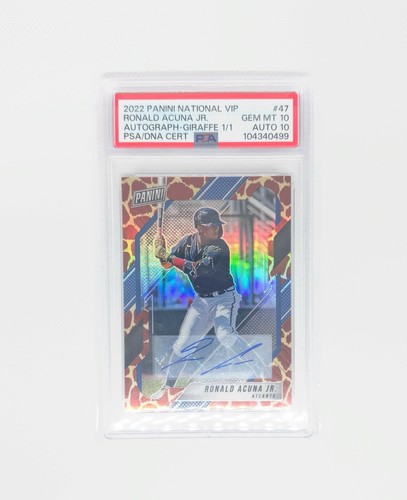 2021 Panini National Convention VIP Gold Pack -Ronald Acuña Jr. Giraffe ...