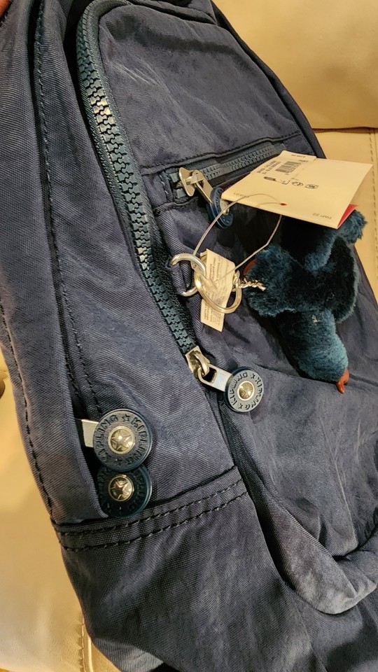 Kipling CHALLENGER Backpack BP4459 Blue Embrace Color 3lJ | eBay