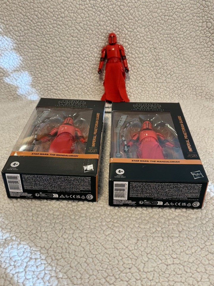 LOT Star Wars 6” Black Series IMPERIAL PRAETORIAN GUARD Action Figure ...