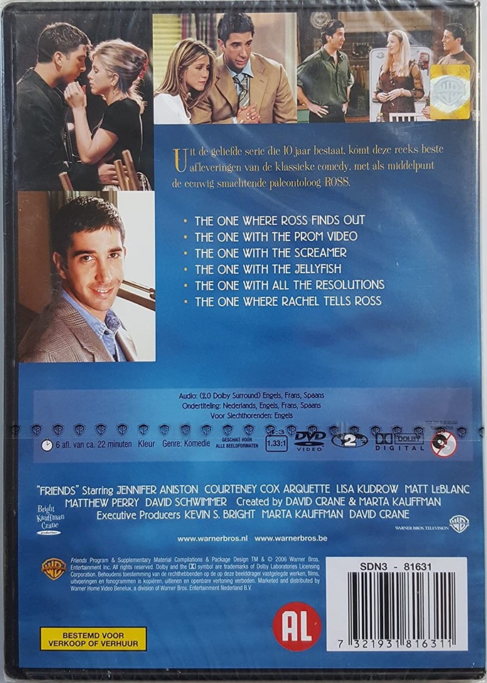 Friends - Best Of Ross (DVD) | eBay