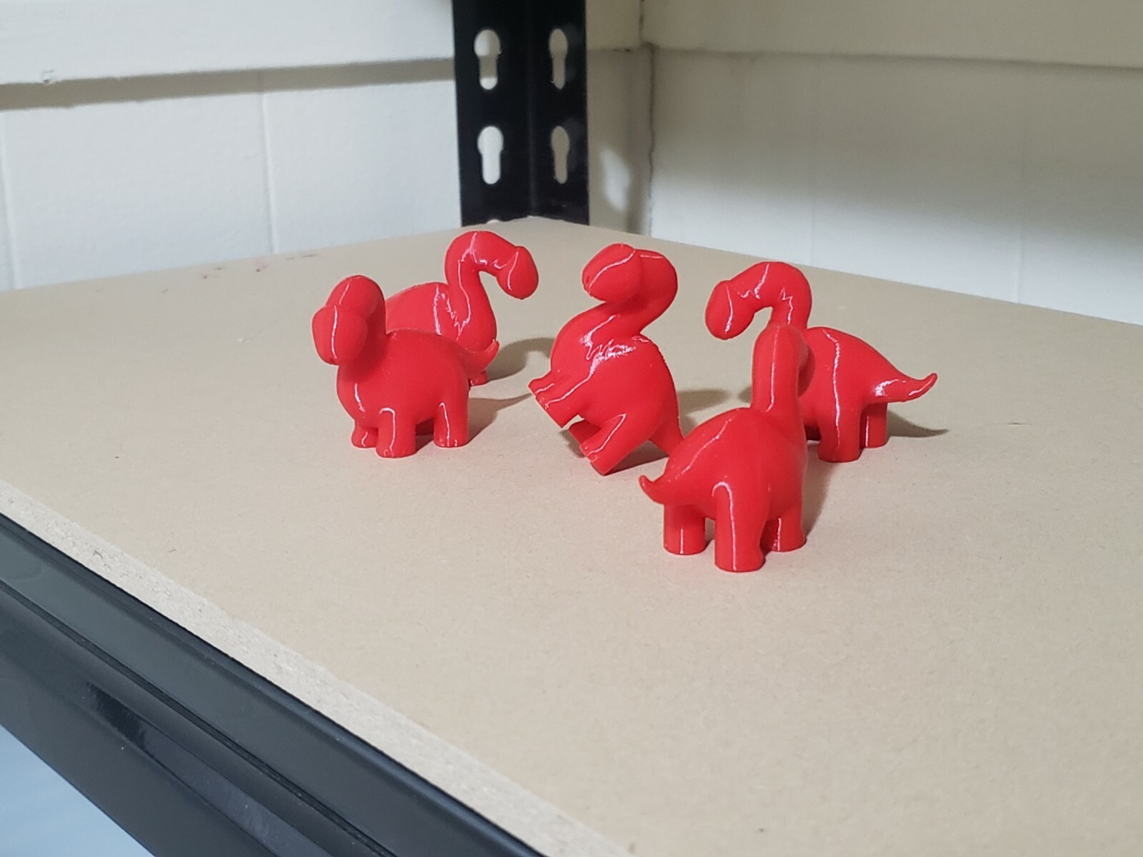 5pc Dickasaurus dicklodocus 3D Print Figurine (red) Bachelorette ...