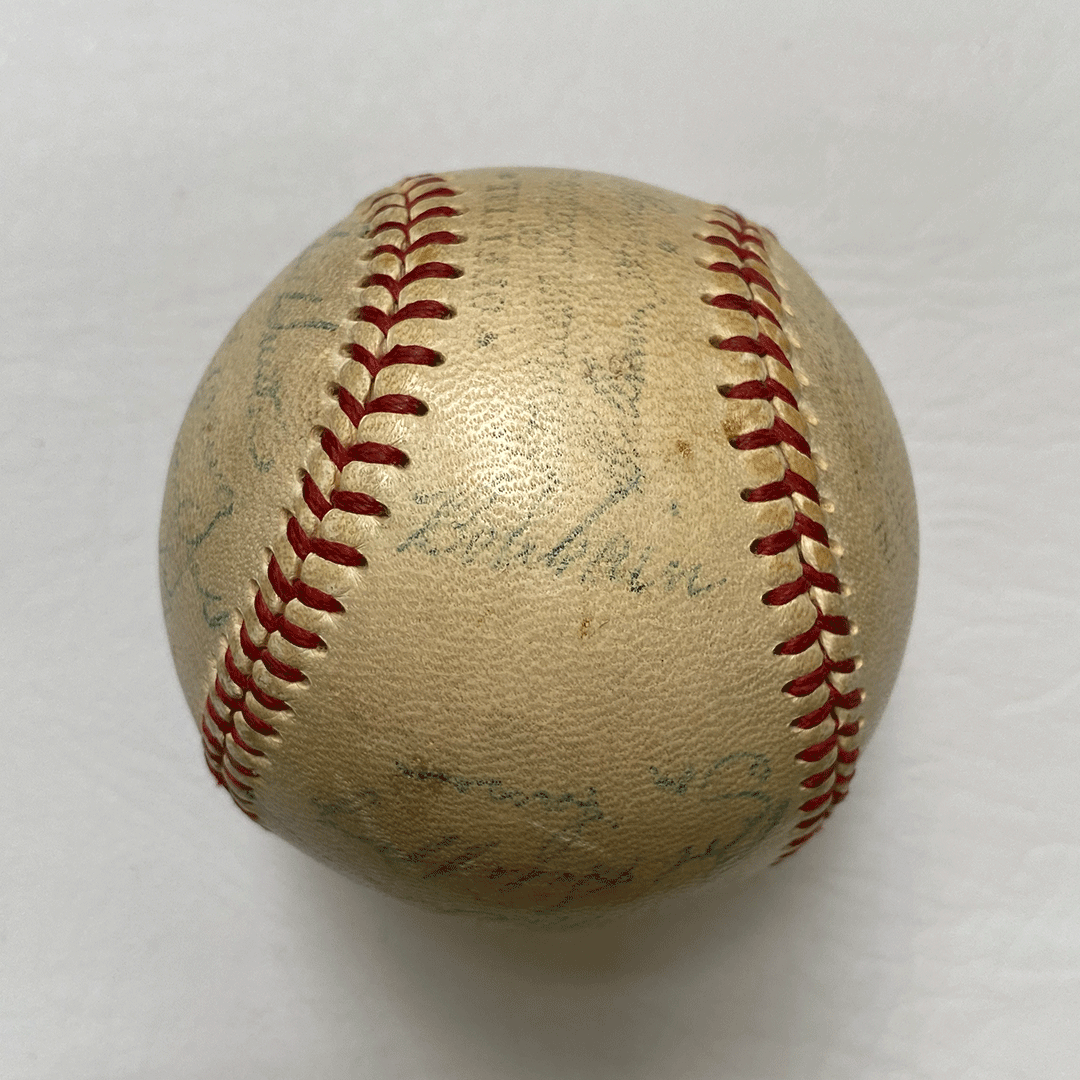 1953 St. Louis Browns Team Signed Baseball with Satchel Paige | eBay