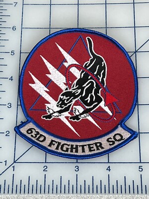 US Air Force 63d Fighter Squadron Patch PANTHERS | eBay