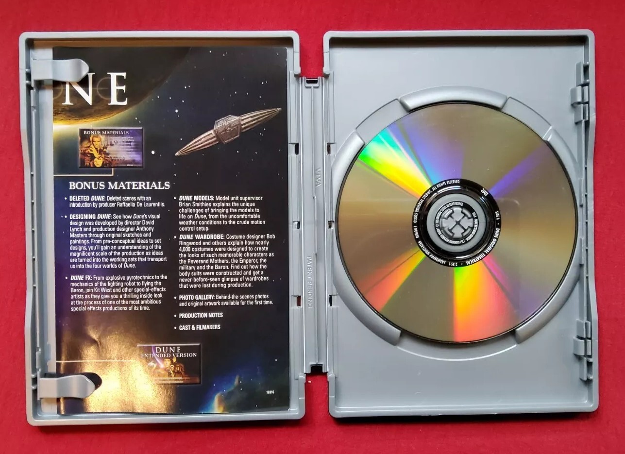 Dune (1984, DVD) Extended Edition Steelbook w/Insert - David Lynch | eBay