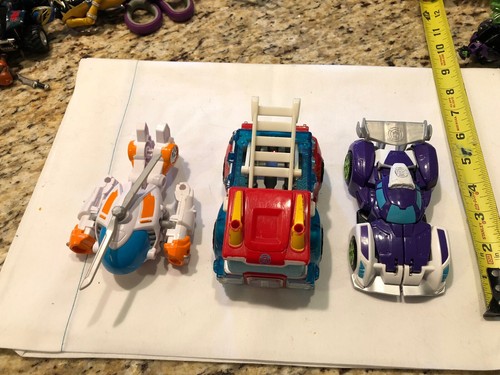 Nice Lot of 3 Transformers Rescue Bots Robot Heroes Action Figure | eBay