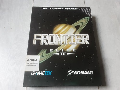 Amiga Jeux Big Box Frontier Elite II By Konami Full Complet Version ...