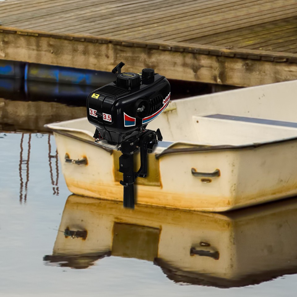 2-Stroke Outboard Motor Fishing Boat Dinghy Engine CDI Water-Cooled ...