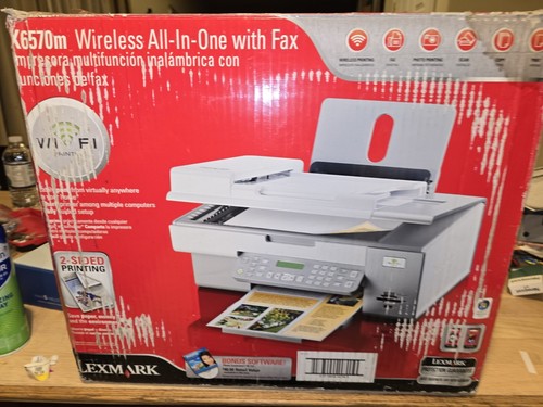 LEXMARK X6570m WIRELESS ALL IN ONE WITH FAX COLOR PRINTER INKJET MODEL ...