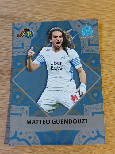 PANINI FC FOOTBALL CARDS PREMIUM MATTEO GUENDOUZI MARSEILLE # 110 ...
