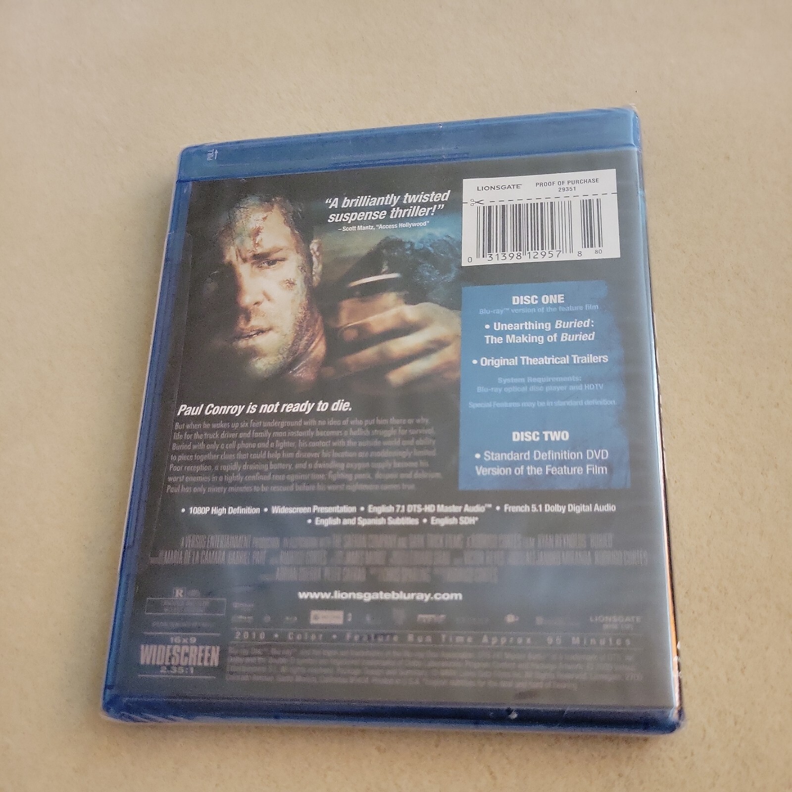 Buried (Blu-ray, 2010) for sale online | eBay