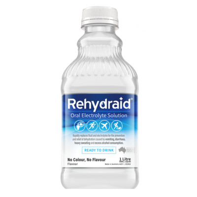 Rehydraid Oral Electrolyte Solution 1 Litre - No Colour/Flavour ...