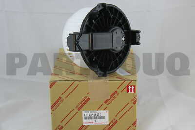 8710326072 Genuine Toyota MOTOR SUB-ASSY, BLOWER W/FAN 87103-26072 | eBay