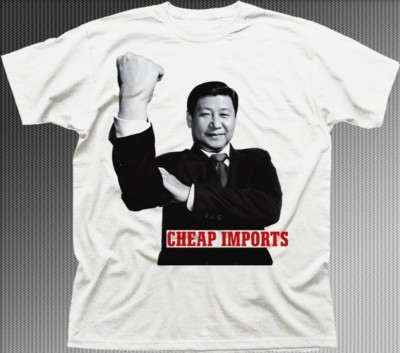 China President Xi Jinping Finger Cheap Imports funny t-shirt UK t ...