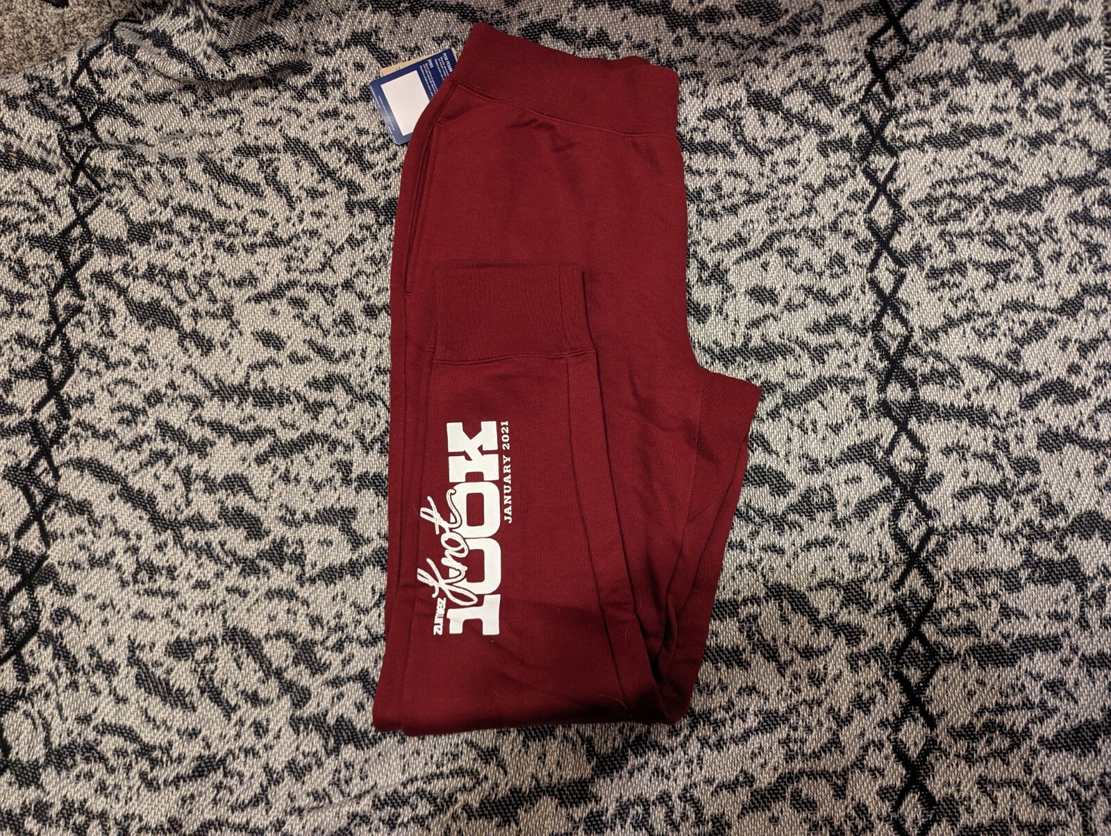 Limited Edition Champion Dark Red Sweatpants (Zumiez 100k) Size Large ...