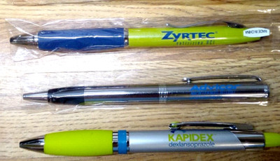 Lot Heavy Metal Pharmaceutical Drug Rep Pens Medical, Mint Cond. | eBay